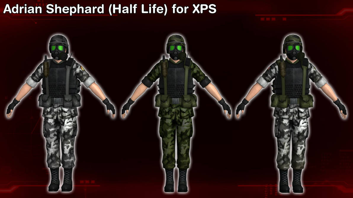 Multi-Source-Mdls - Adrian Shephard [XPS] by 972oTeV on DeviantArt