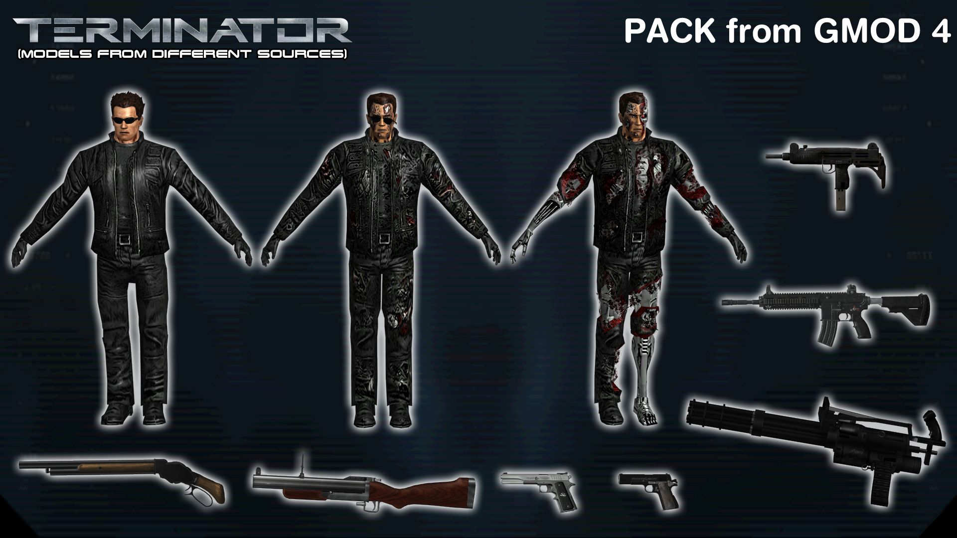 Multi-Source-Mdls - Terminator Pack 4 [XPS] by 972oTeV on DeviantArt