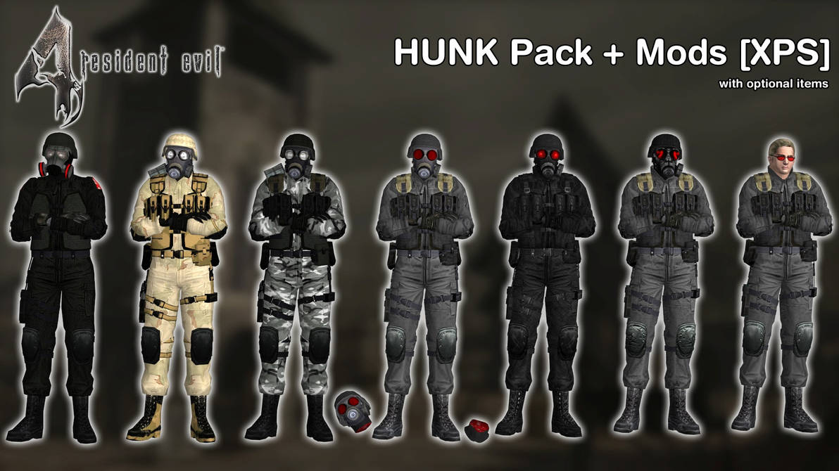 Resident Evil 4 - Hunk Pack [XPS] by 972oTeV on DeviantArt