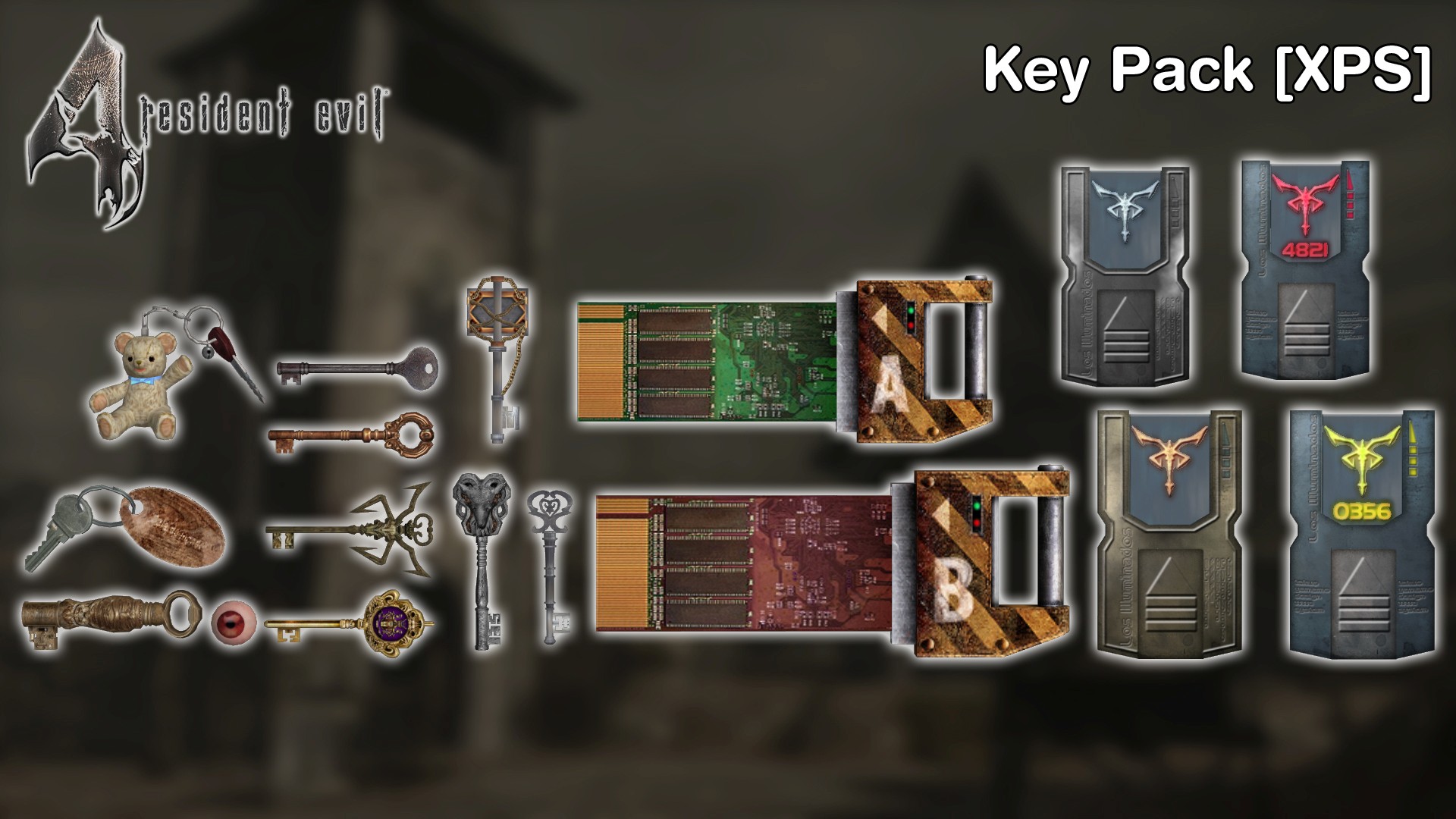 Resident Evil 4 - Keys Pack [XPS] by 972oTeV on DeviantArt