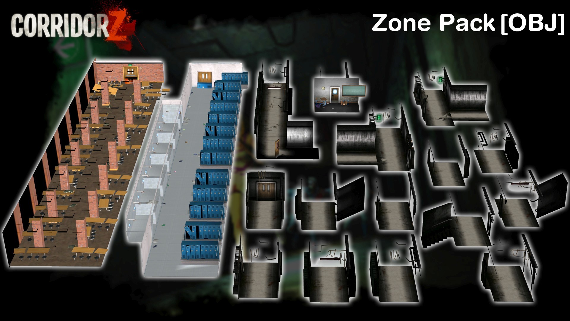 Corridor Z - Zone Pack [OBJ] by 972oTeV on DeviantArt