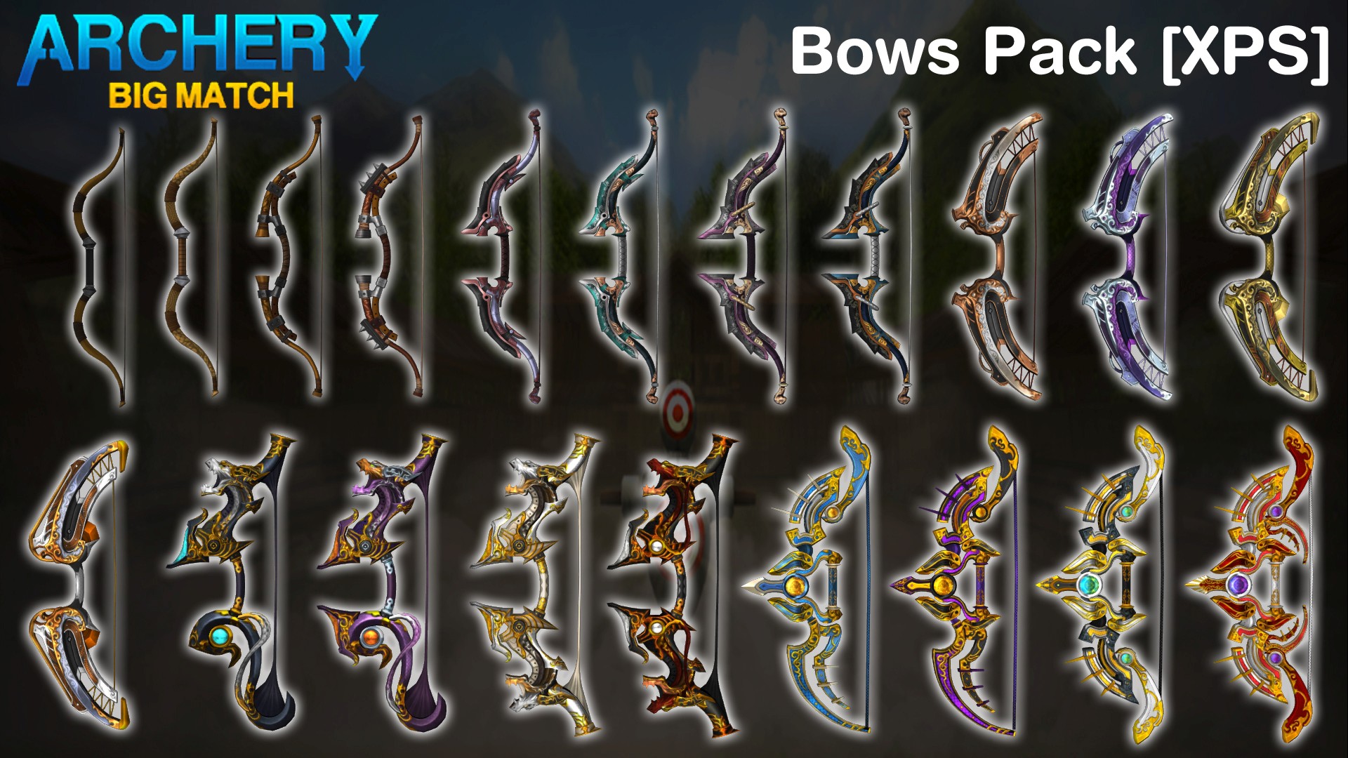 Archery big Match - Bows Pack [XPS] by 972oTeV on DeviantArt