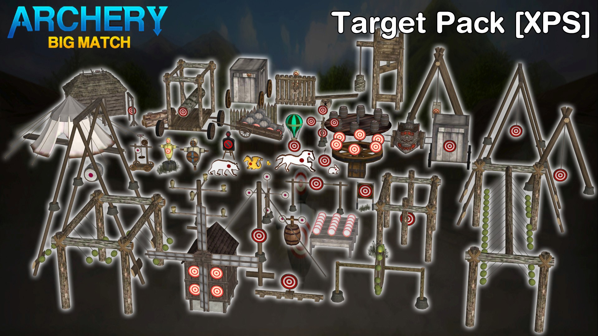 Archery big Match - Target Pack [XPS] by 972oTeV on DeviantArt