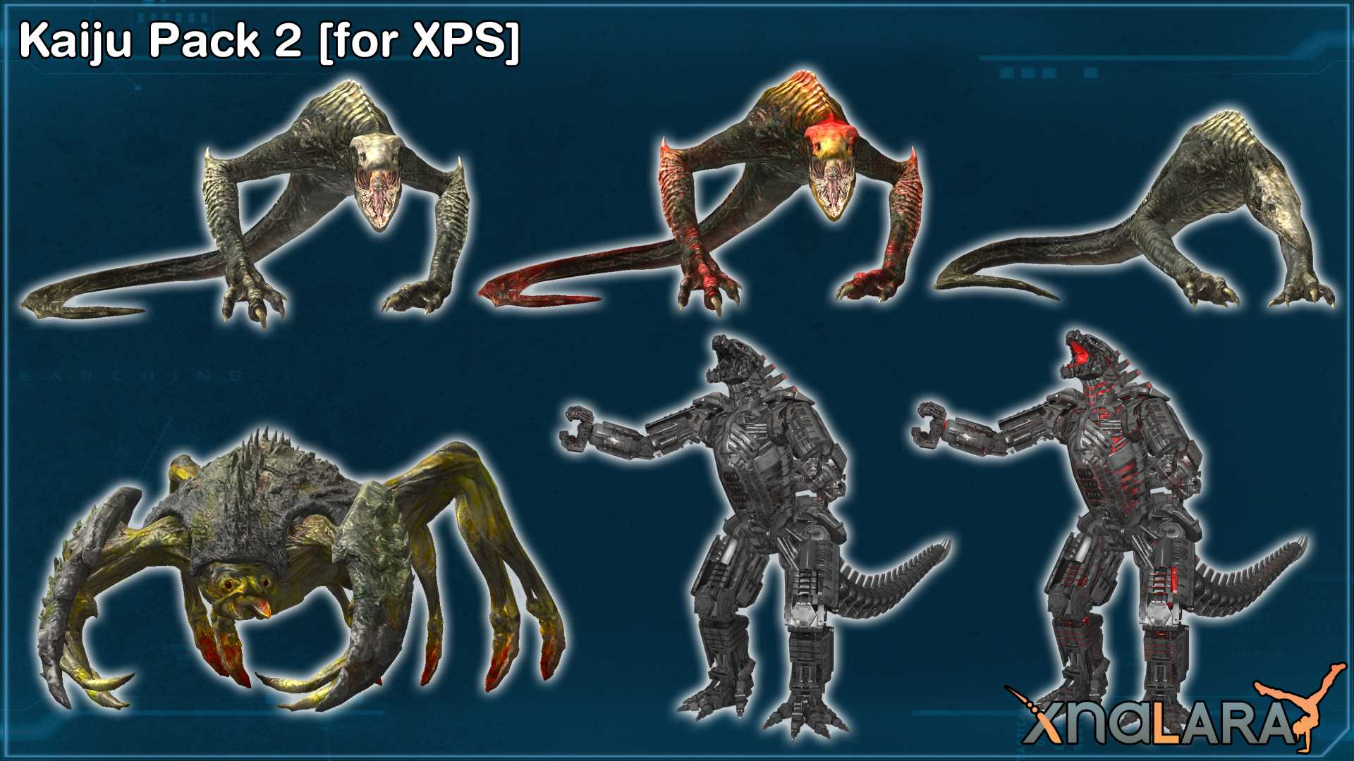 Multi Sources Models - Kaiju Pack 2 [XPS] by 972oTeV on DeviantArt