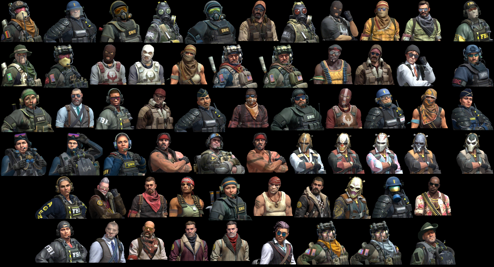 Case Opener - Agents Renders Pack [Resources PNG] by 972oTeV on DeviantArt