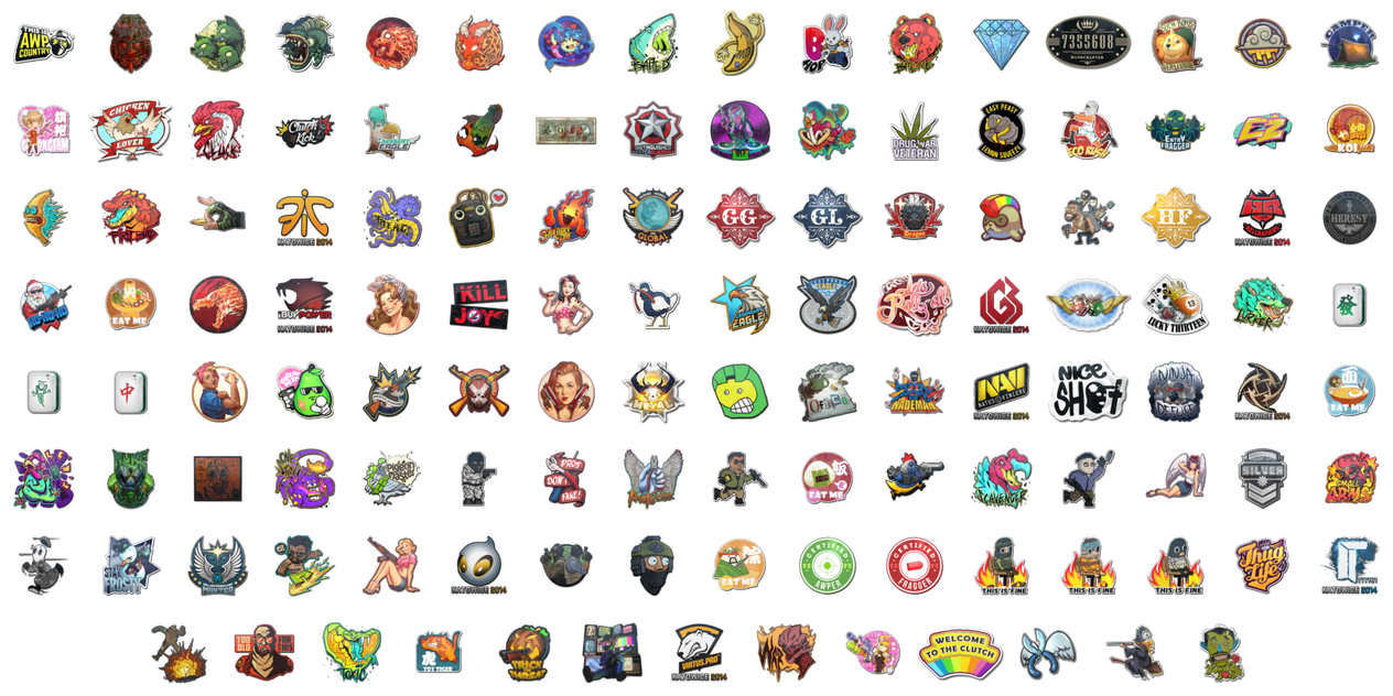 Case Opener - Stickers Pack [Resources PNG] by 972oTeV on DeviantArt