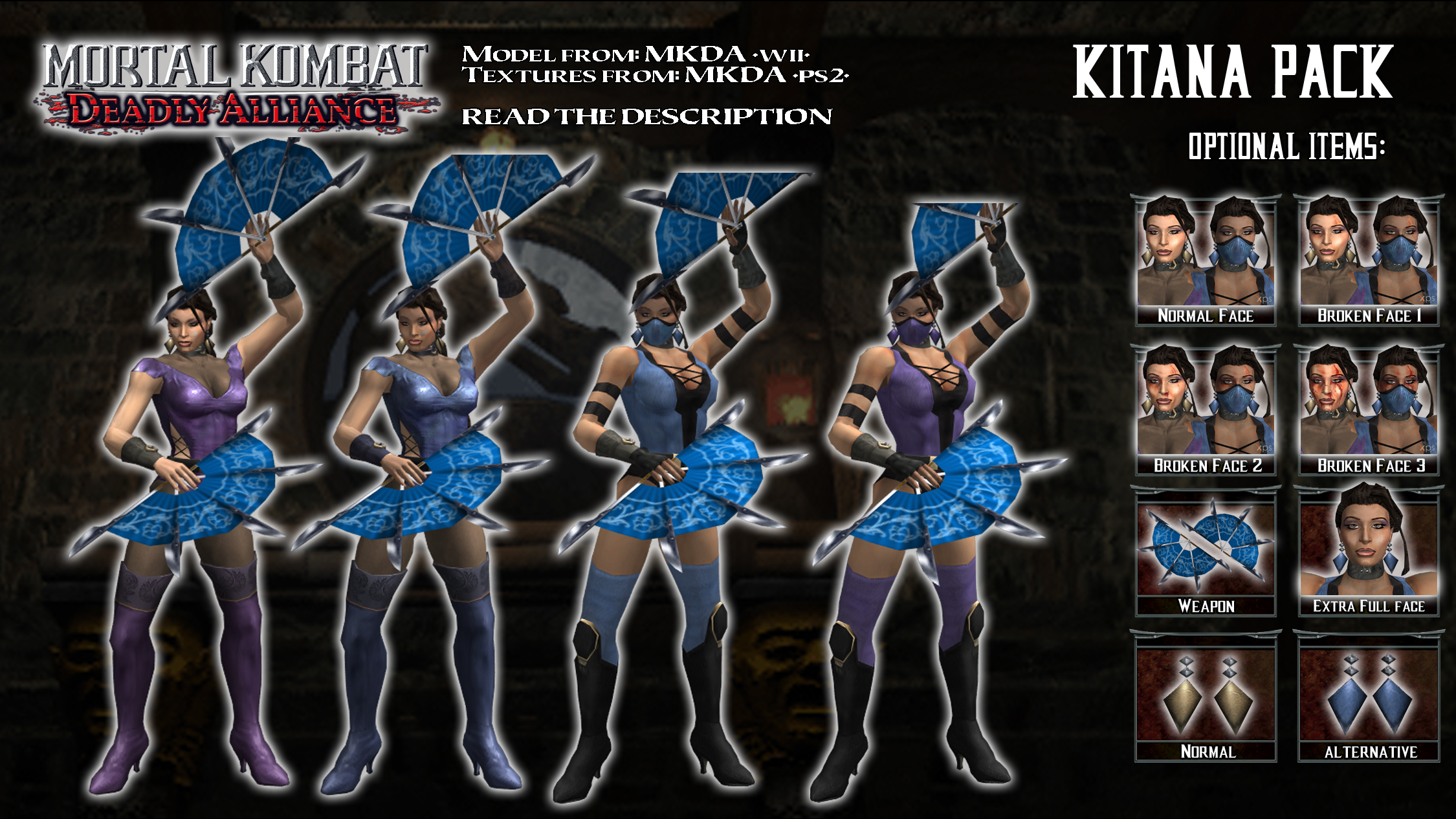 MK Deadly Alliance - Kitana [XPS] by 972oTeV on DeviantArt