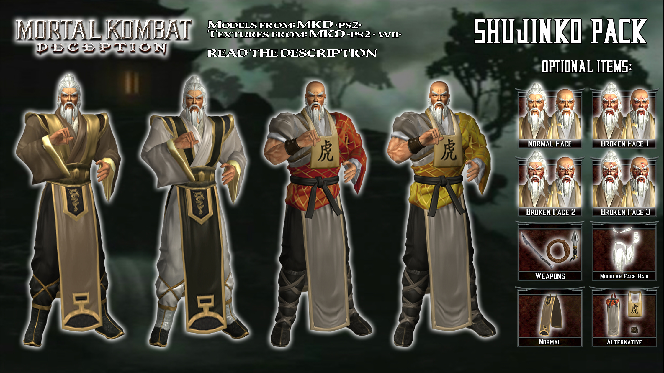 MK Deception - Shujinko [XPS] by 972oTeV on DeviantArt