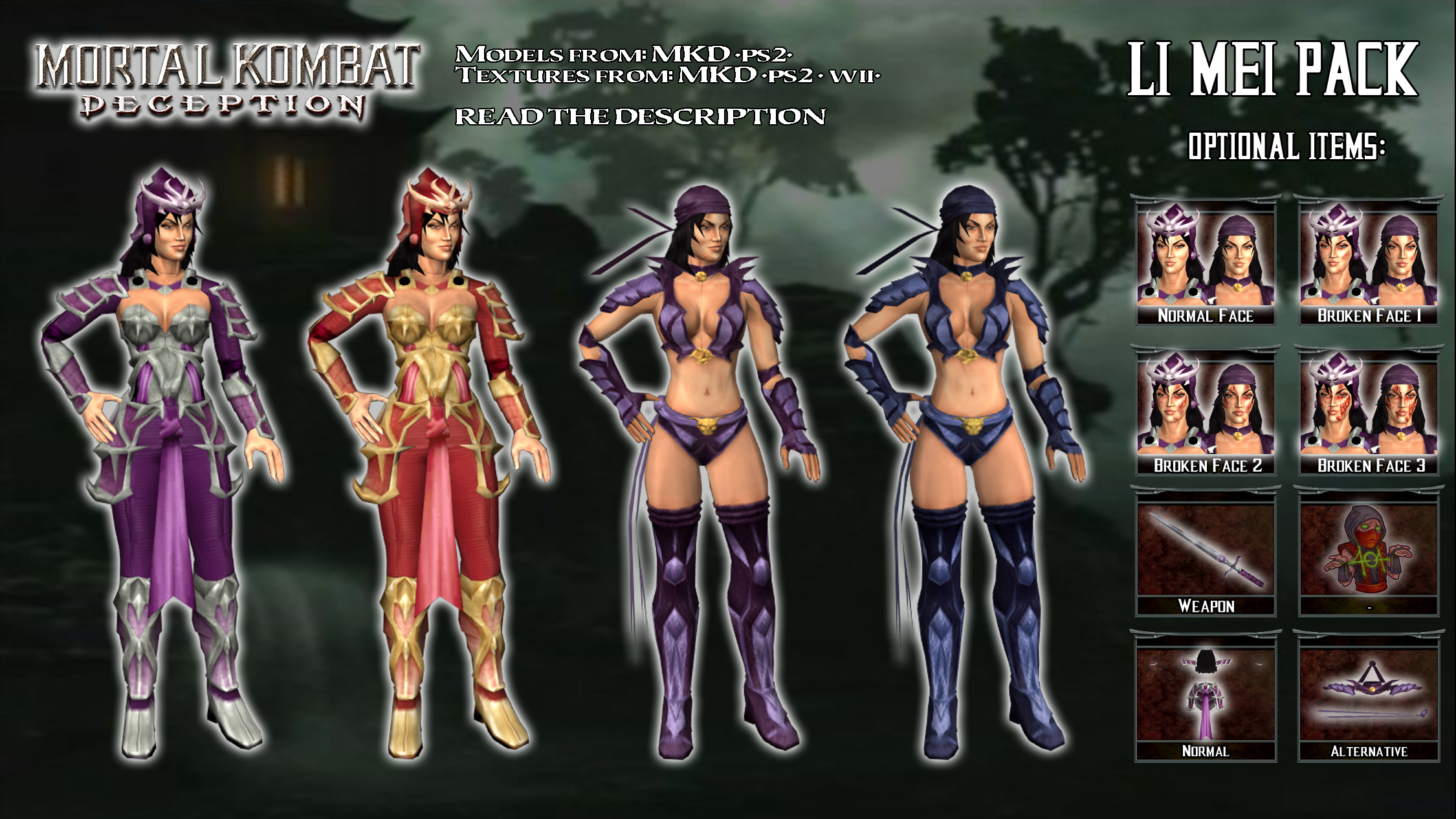 MK Deception - Li Mei [XPS] by 972oTeV on DeviantArt