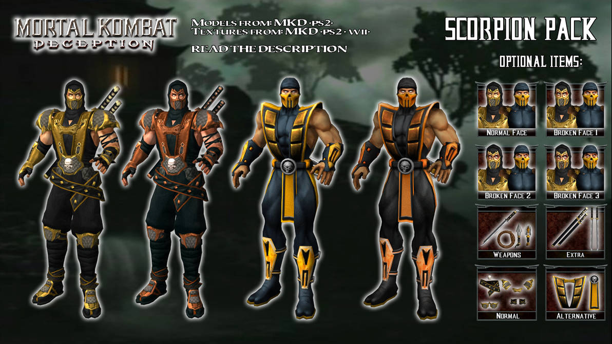 MK Deception - Scorpion [XPS] by 972oTeV on DeviantArt
