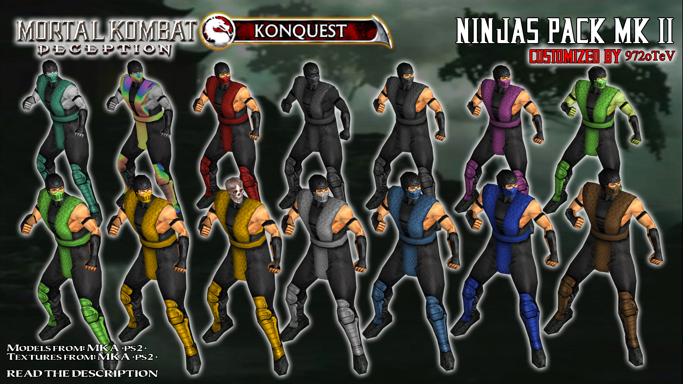 MKD Konquest - Ninjas MK2 (Custom by 972oTeV)[XPS] by 972oTeV on DeviantArt