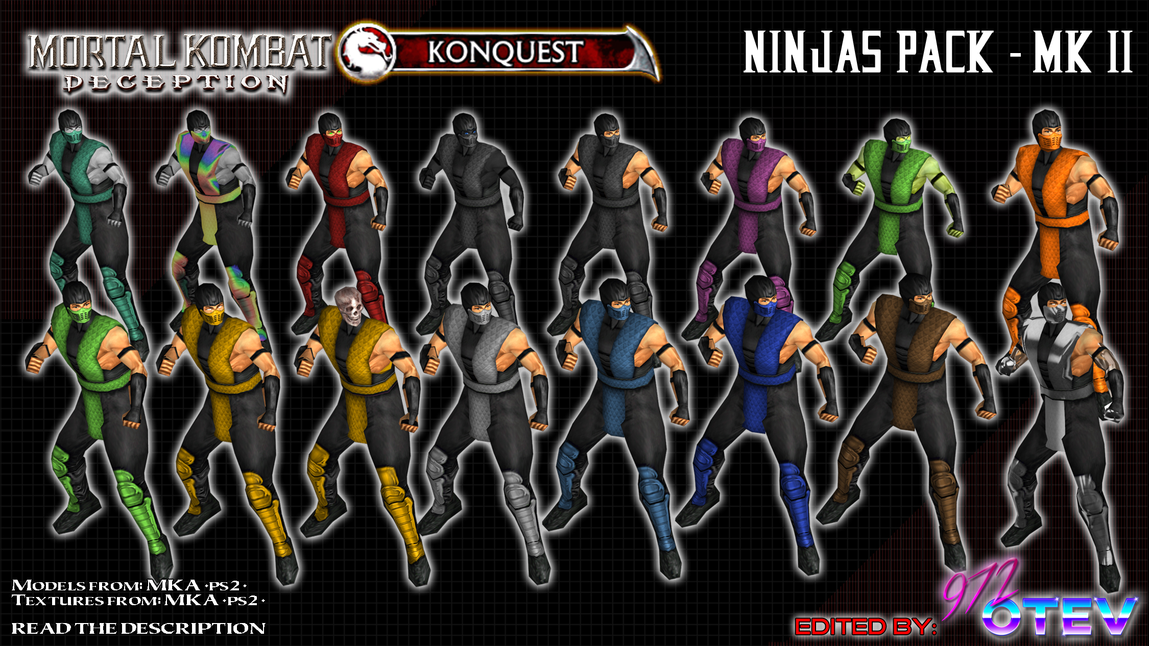 MKD Konquest - Ninjas MK2 (Custom by 972oTeV)[XPS] by 972oTeV on DeviantArt