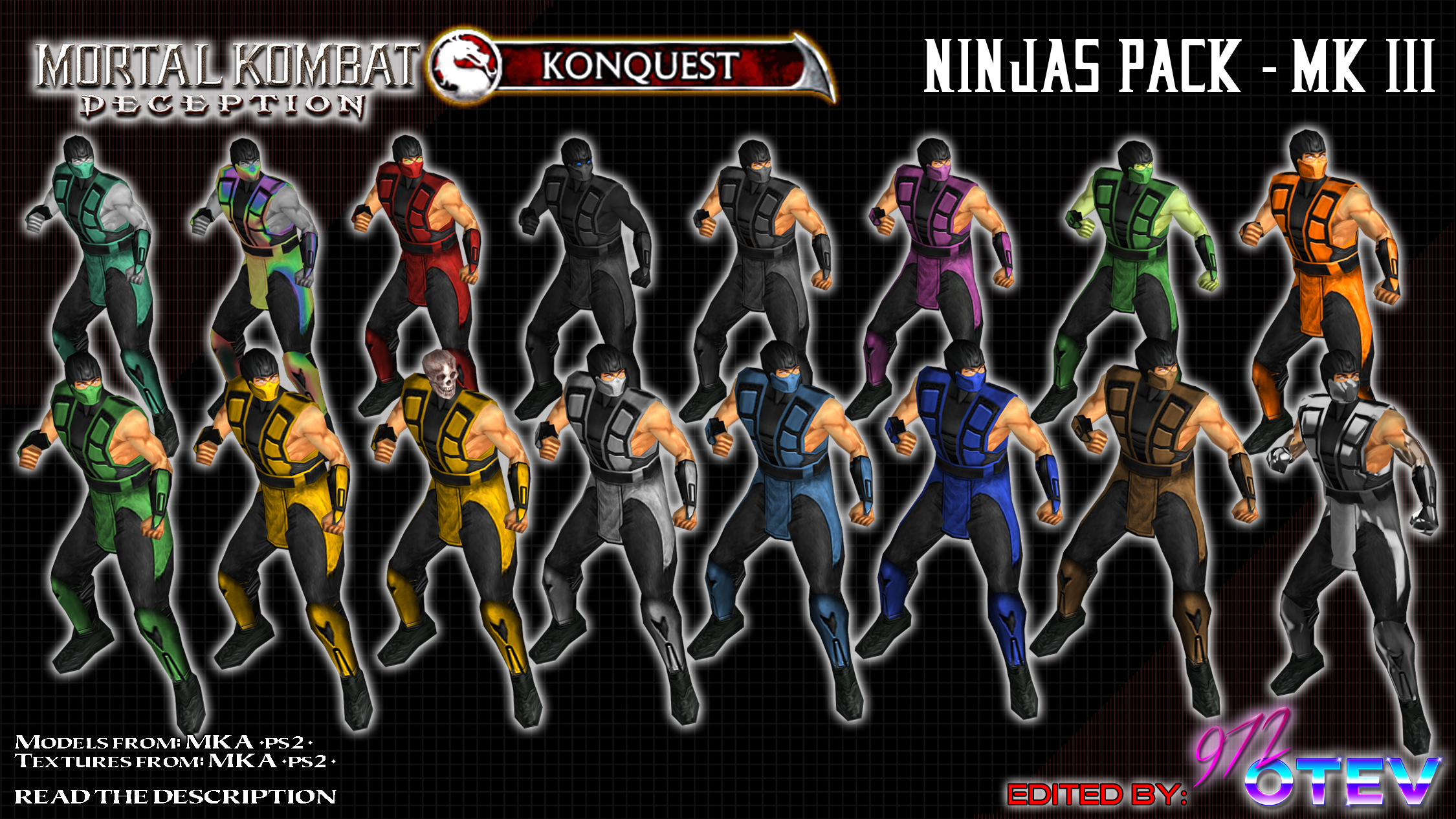 MKD Konquest - Ninjas MK3 (Custom by 972oTeV)[XPS] by 972oTeV on DeviantArt