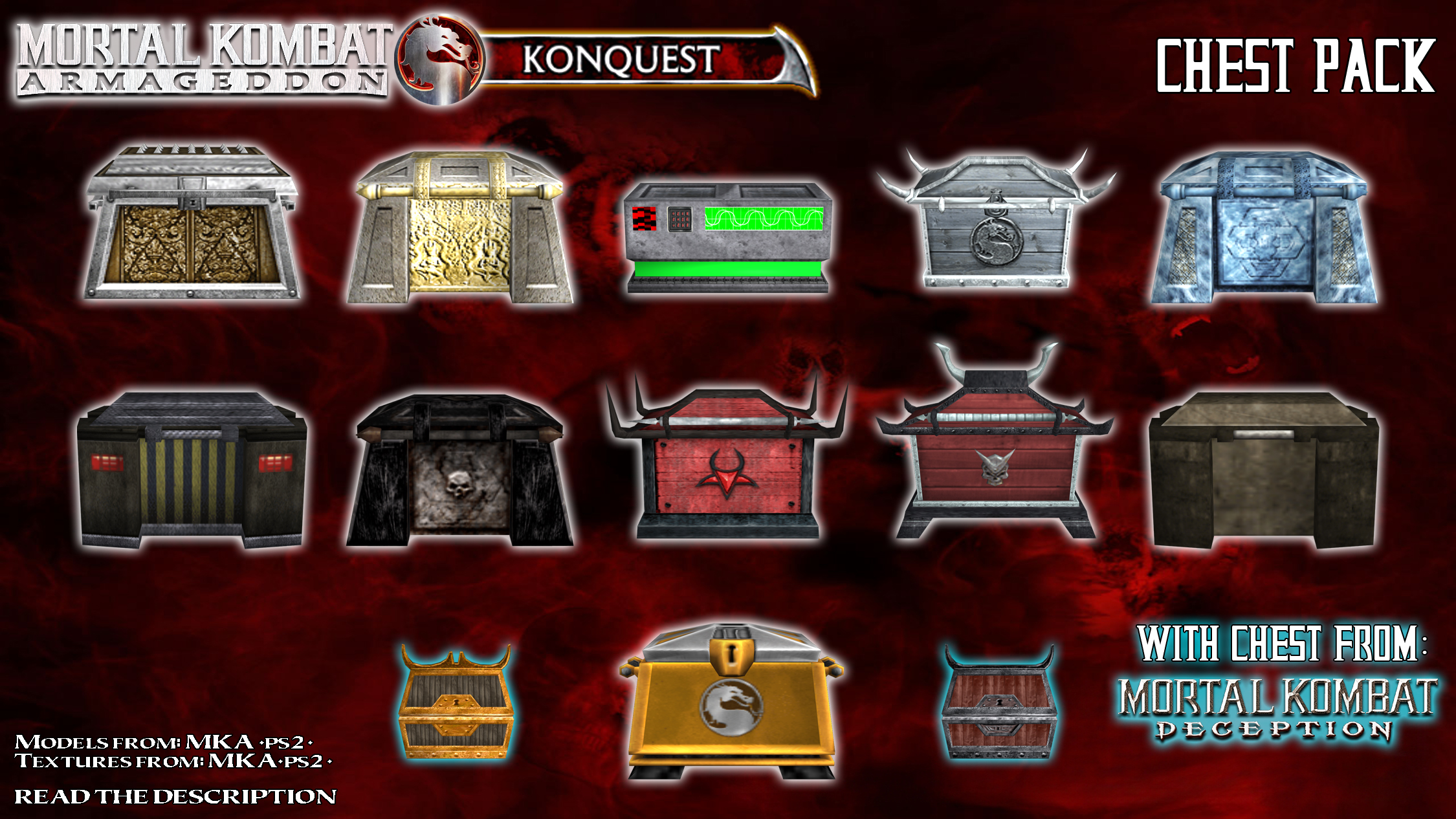 MK Armageddon - Konquest - Chest Pack [XPS] by 972oTeV on DeviantArt