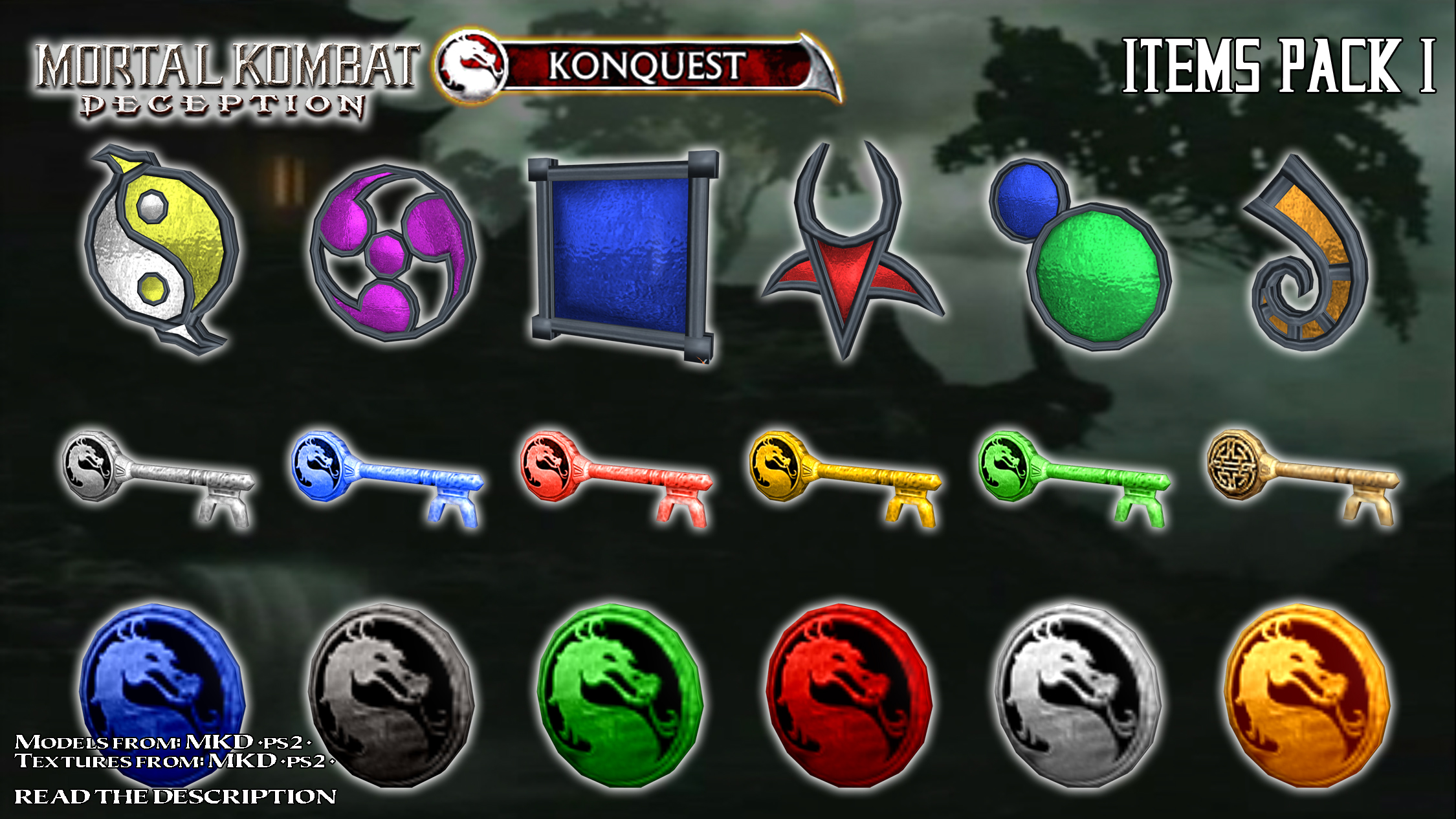 MK Deception - Konquest - Items Pack 1 [XPS] by 972oTeV on DeviantArt
