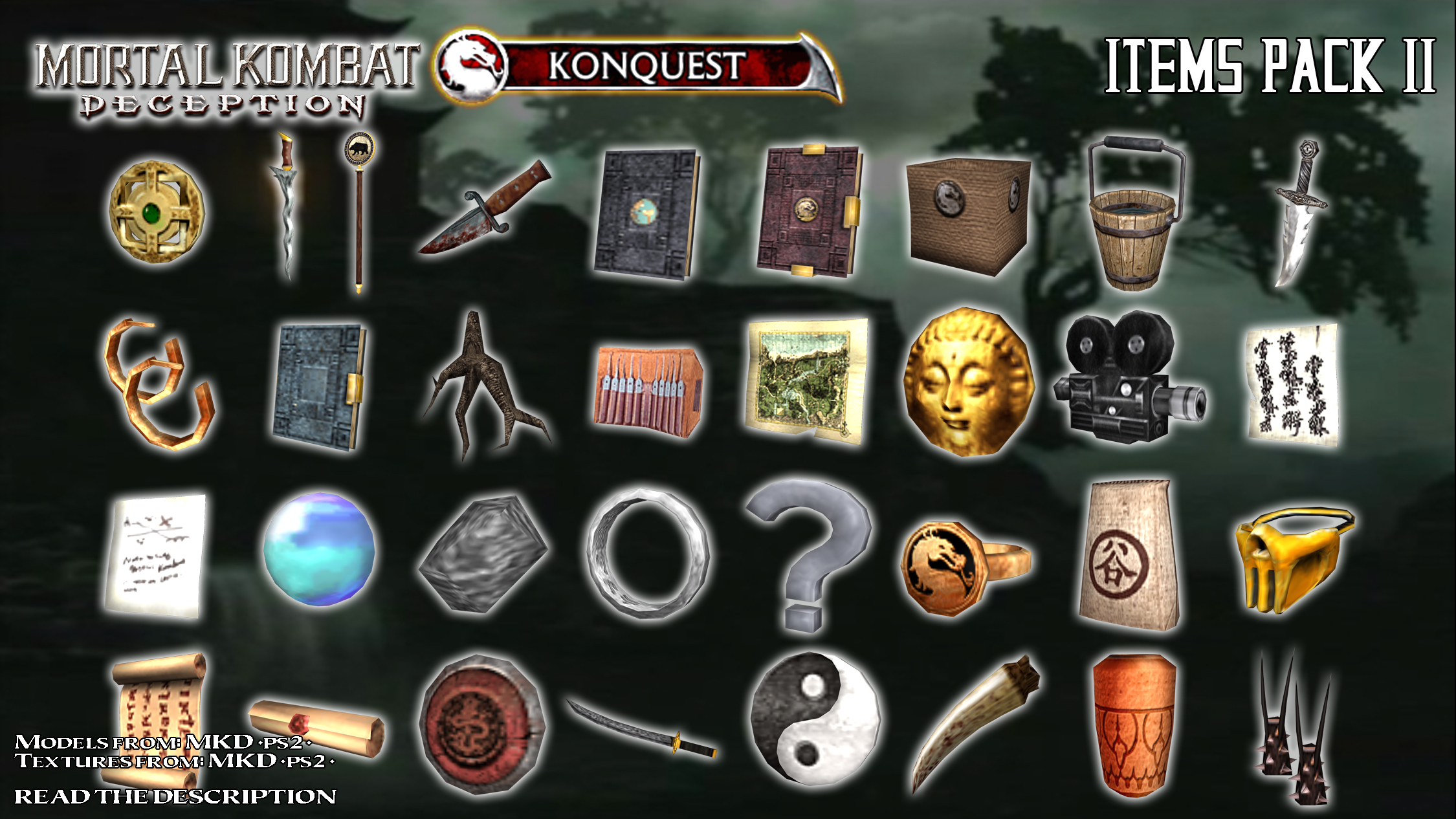 MK Deception - Konquest - Items Pack 2 [XPS] by 972oTeV on DeviantArt