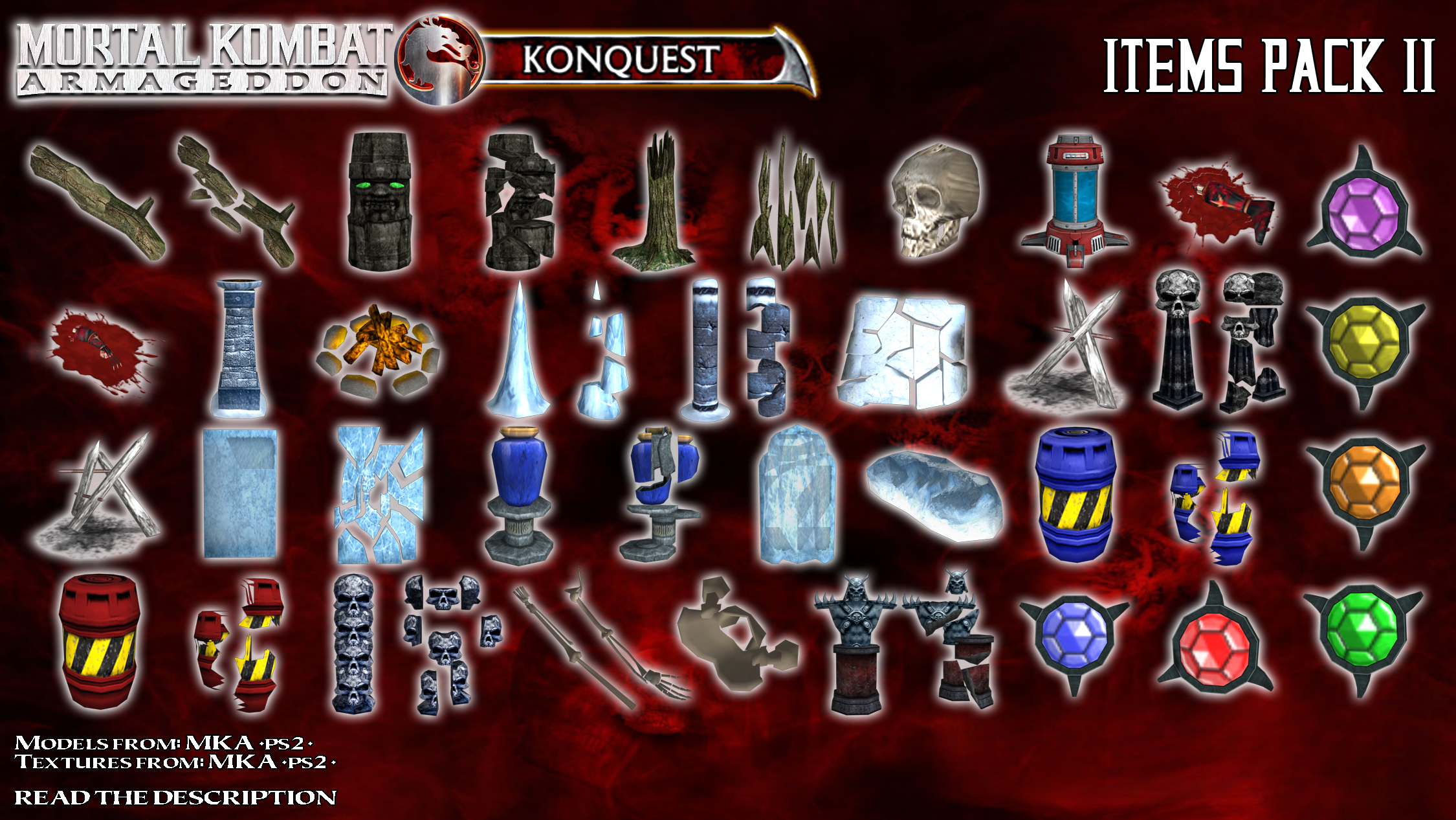 MK Armageddon - Konquest - Items Pack 2 [XPS] by 972oTeV on DeviantArt