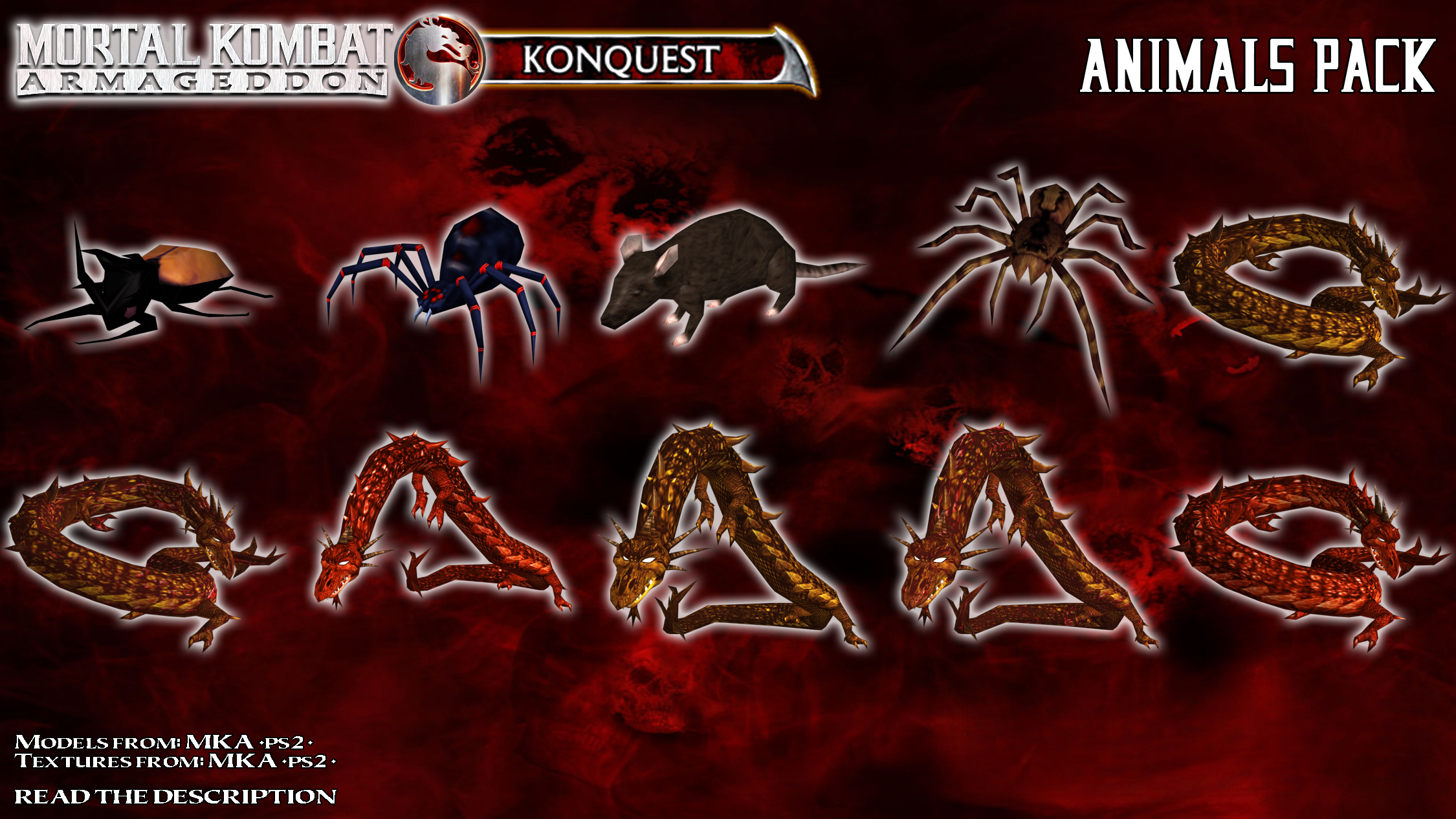 MK Armageddon - Konquest - Animals Pack [XPS] by 972oTeV on DeviantArt