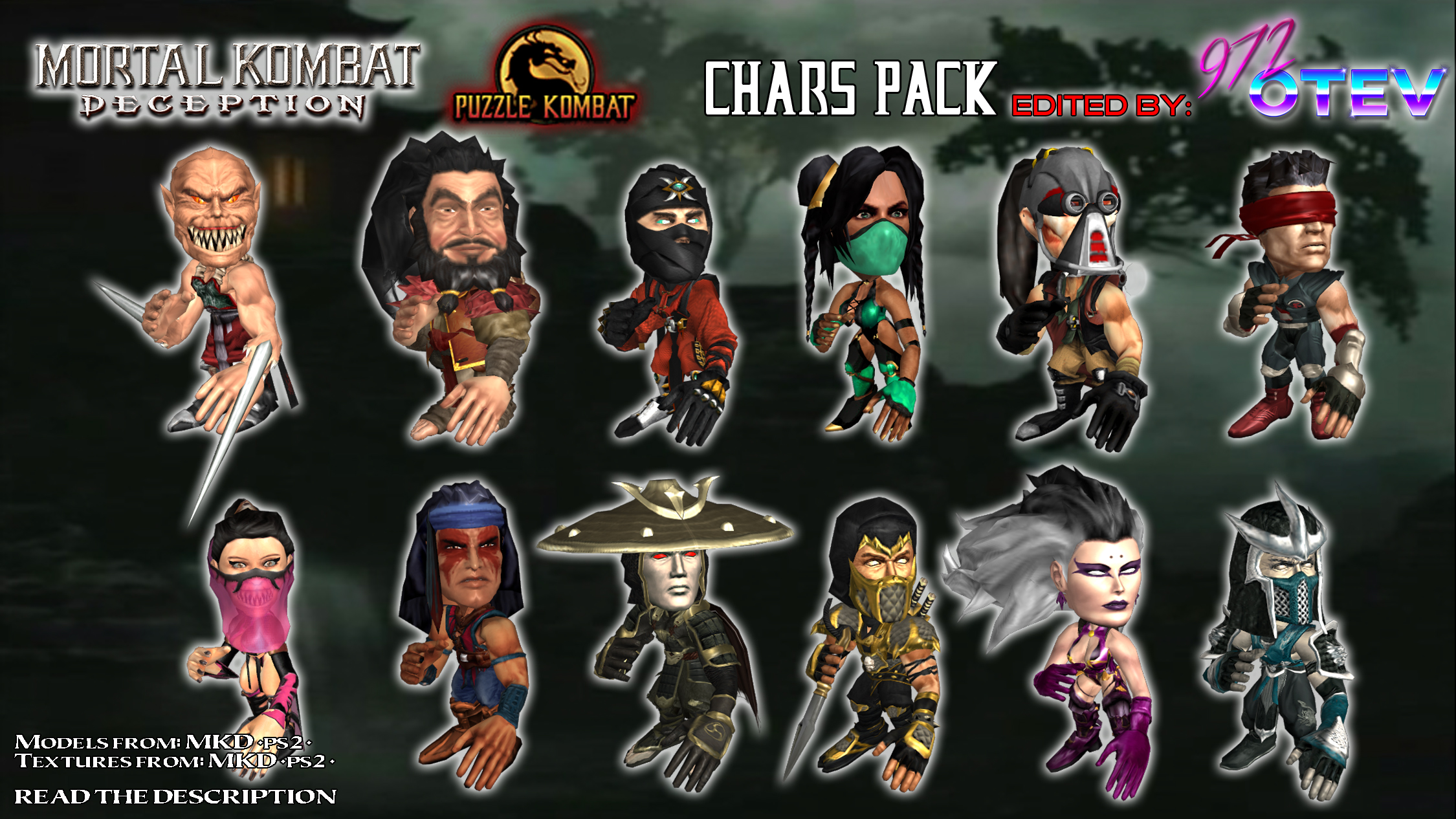 MK Deception - Puzzle Kombat - Chars Pack [XPS] by 972oTeV on DeviantArt