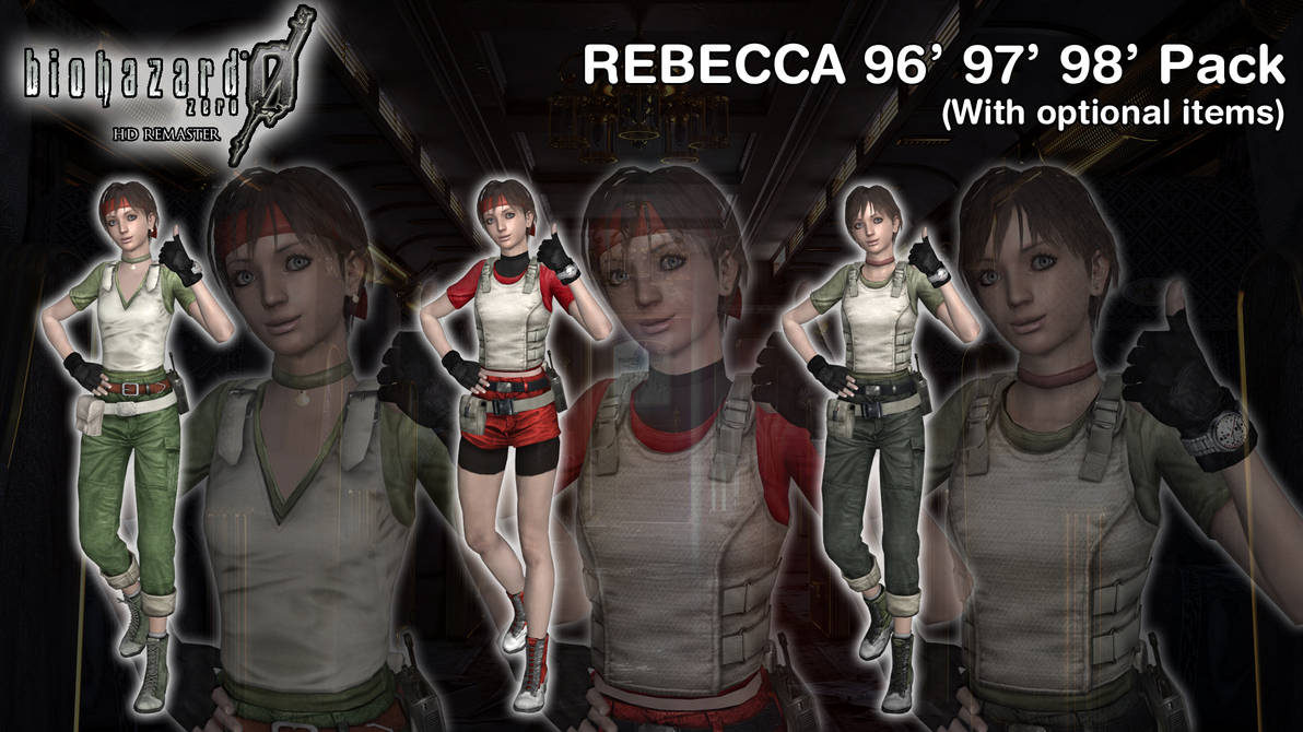RE0 HD Remaster - Rebecca 96-97-98 Pack [XPS] by 972oTeV on DeviantArt