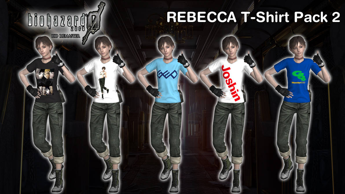 RE0 HD Remaster - Rebecca T-Shirts Pack 2 [XPS] by 972oTeV on DeviantArt