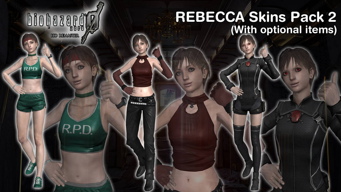 RE0 HD Remaster - Rebecca Skins Pack 2 [XPS] by 972oTeV on DeviantArt