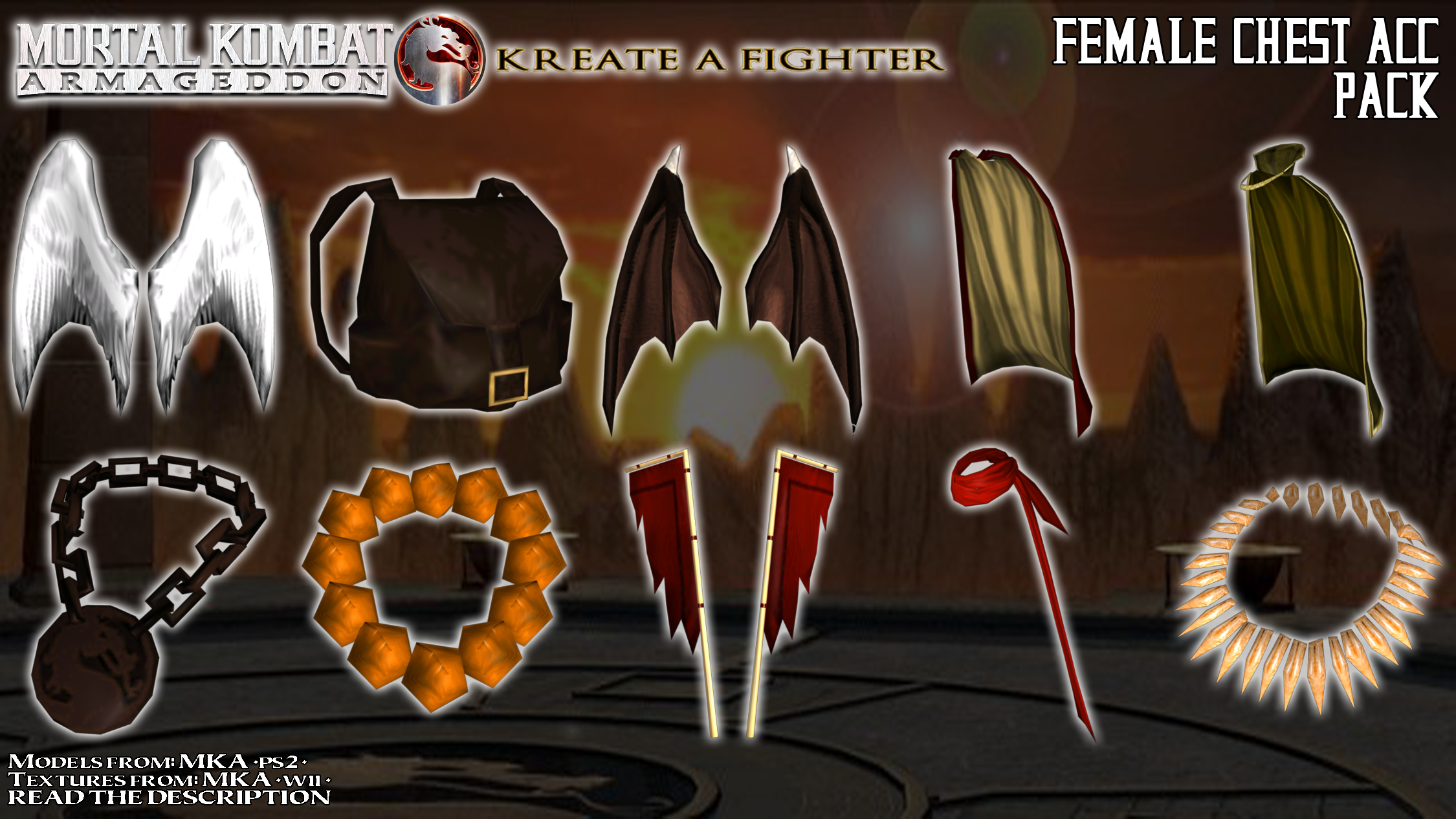 MKA -Kreate a Fighter- Female Chest Acc Pack [XPS] by 972oTeV on DeviantArt