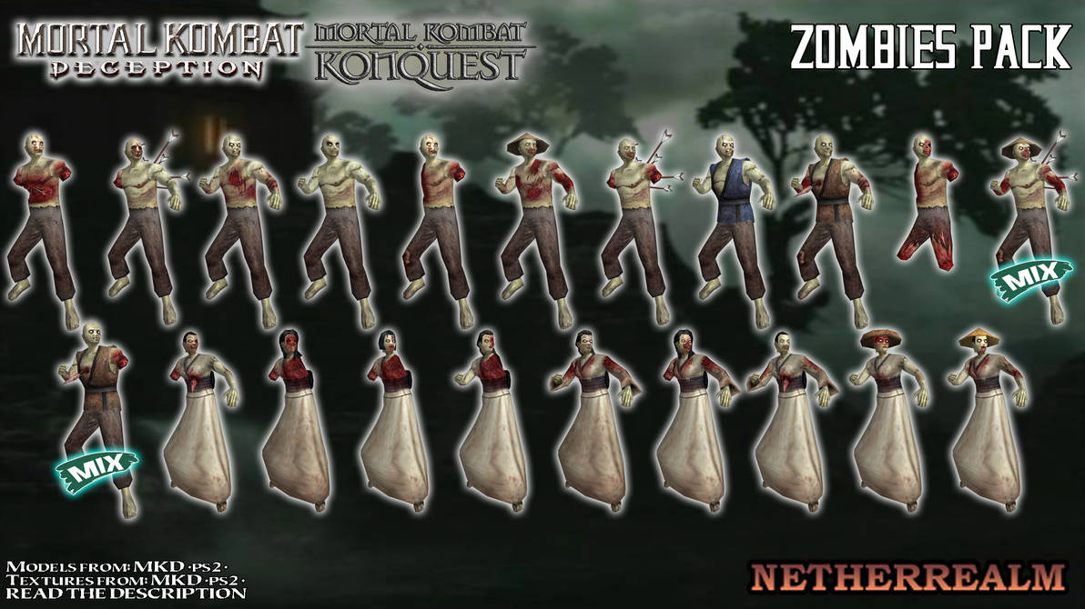 MKD Konquest NETHERREALM - Zombies Pack [XPS] by 972oTeV on DeviantArt
