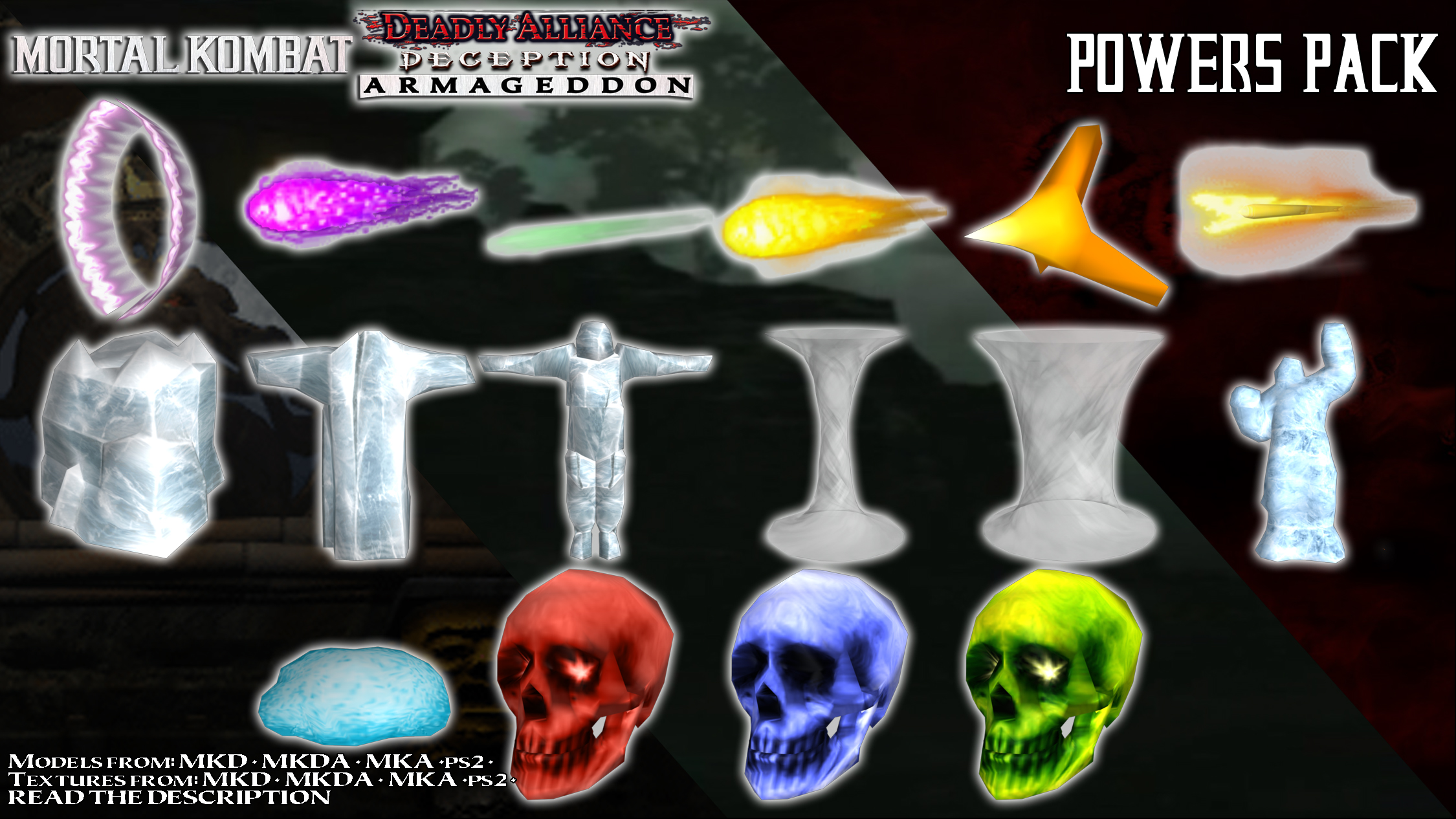 MK 3D ERA - Powers Pack [XPS] by 972oTeV on DeviantArt