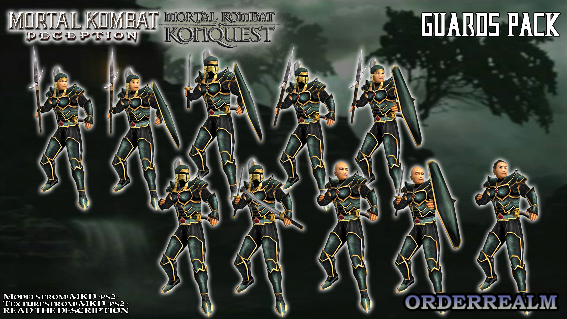 MKD Konquest ORDERREALM - Guards Pack [XPS] by 972oTeV on DeviantArt