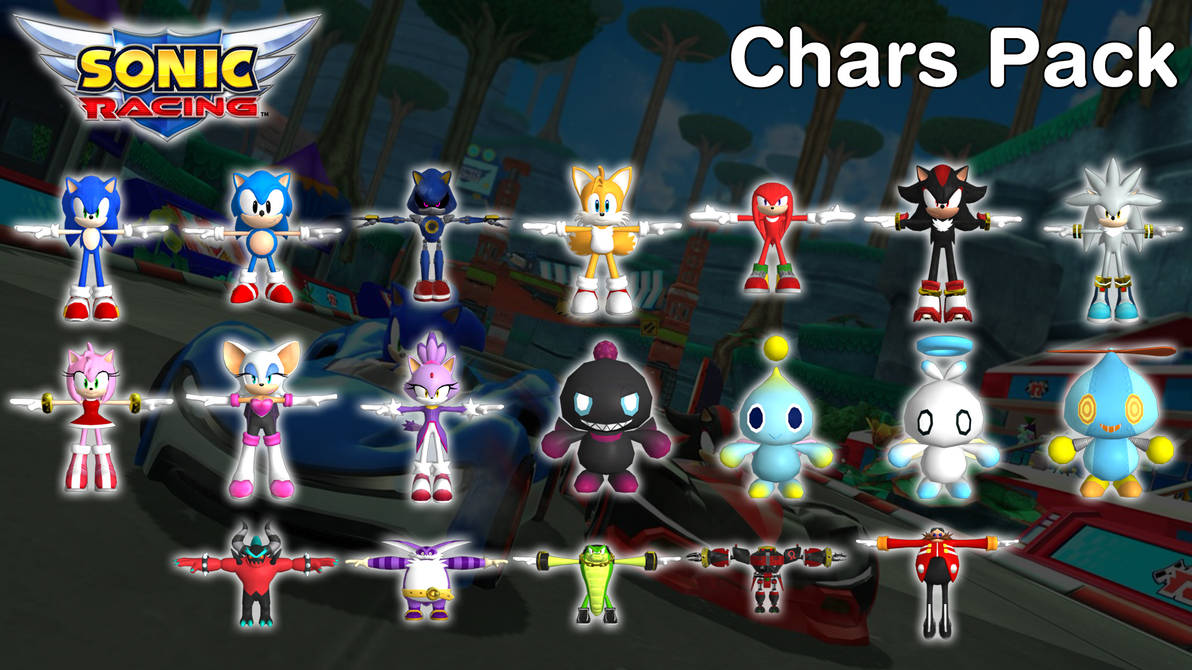 Sonic Racing - Chars Pack [XPS and FBX] by 972oTeV on DeviantArt