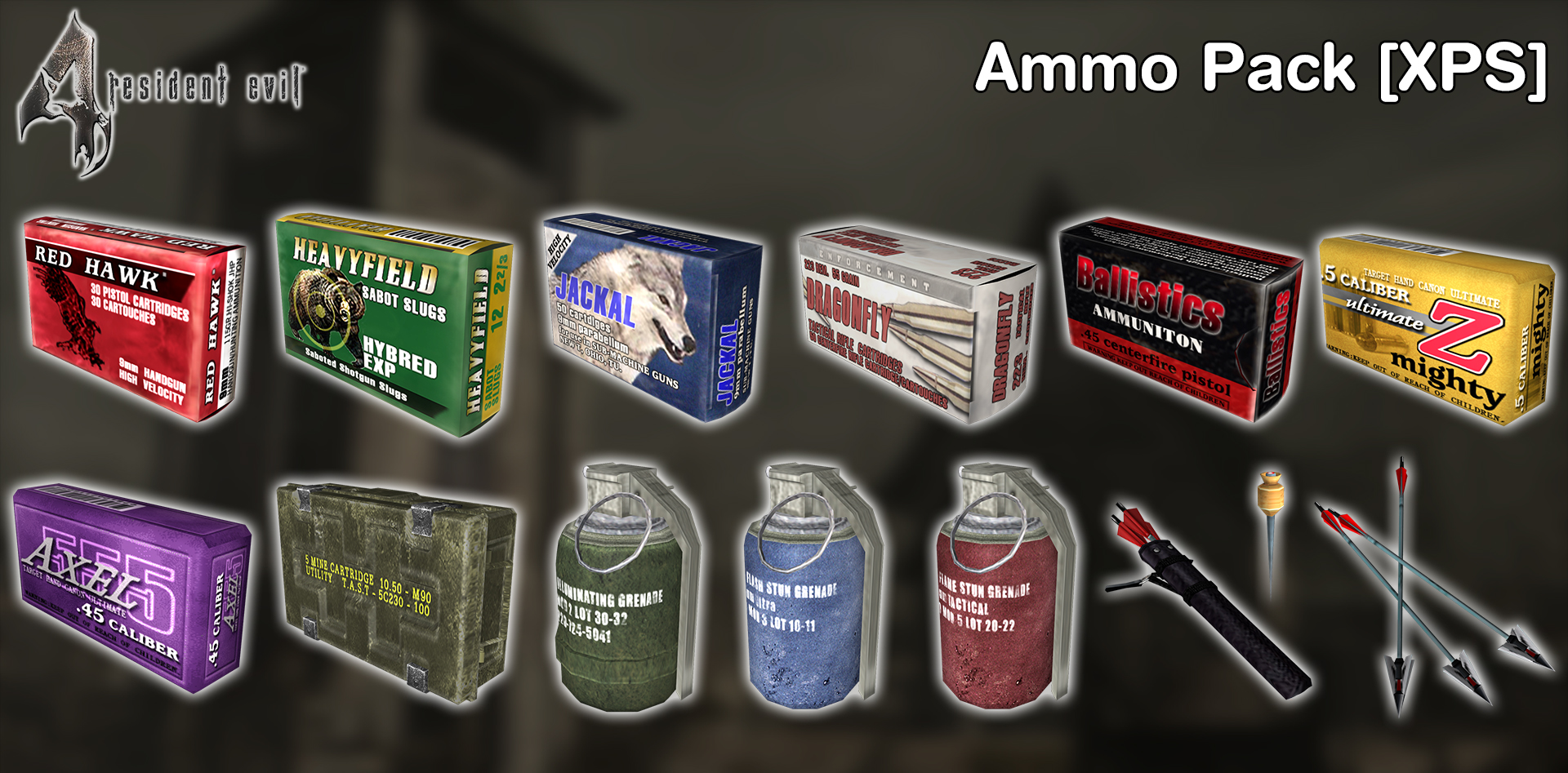 Resident Evil 4 - Ammo Pack [XPS] by 972oTeV on DeviantArt