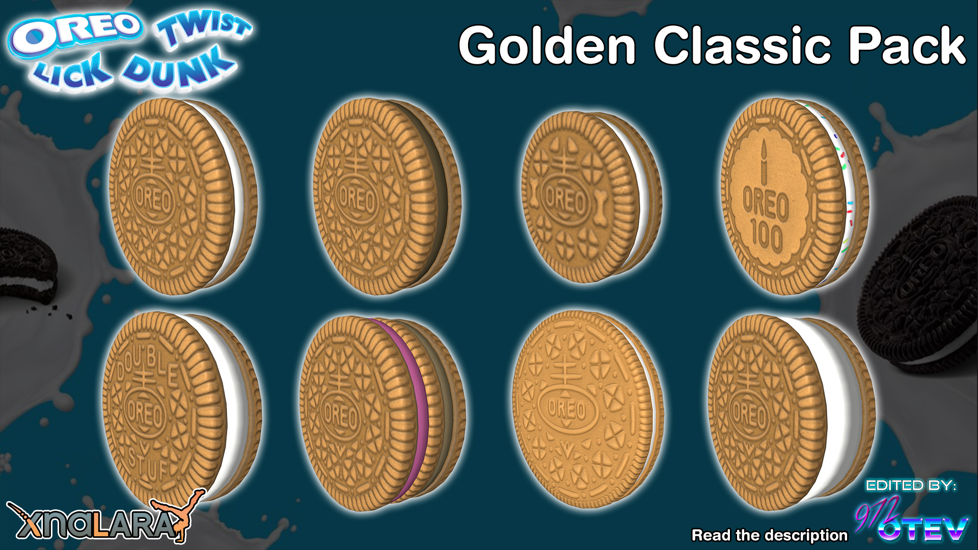 OREO Twist,Lick,Dunk - Golden Pack [XPS] by 972oTeV on DeviantArt
