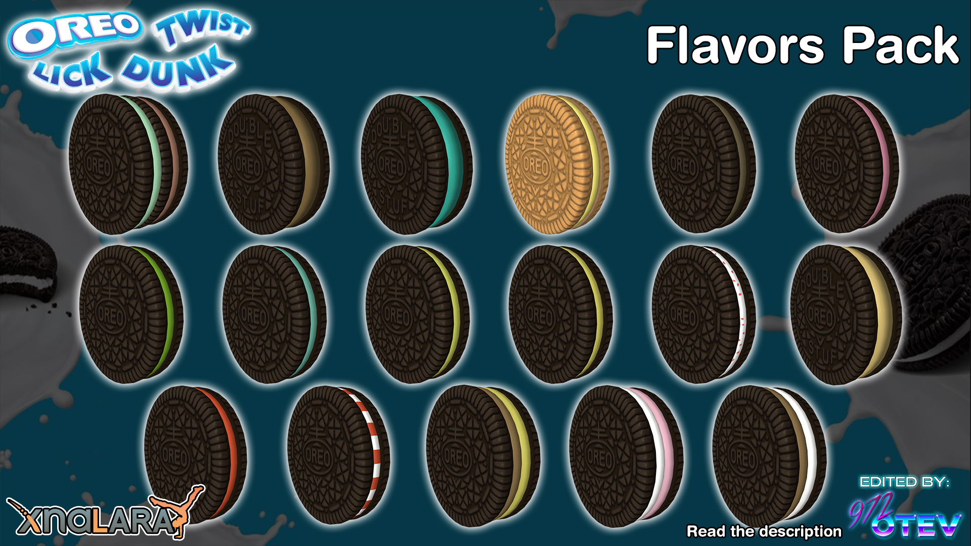 OREO Twist,Lick,Dunk - Flavors Pack [XPS] by 972oTeV on DeviantArt
