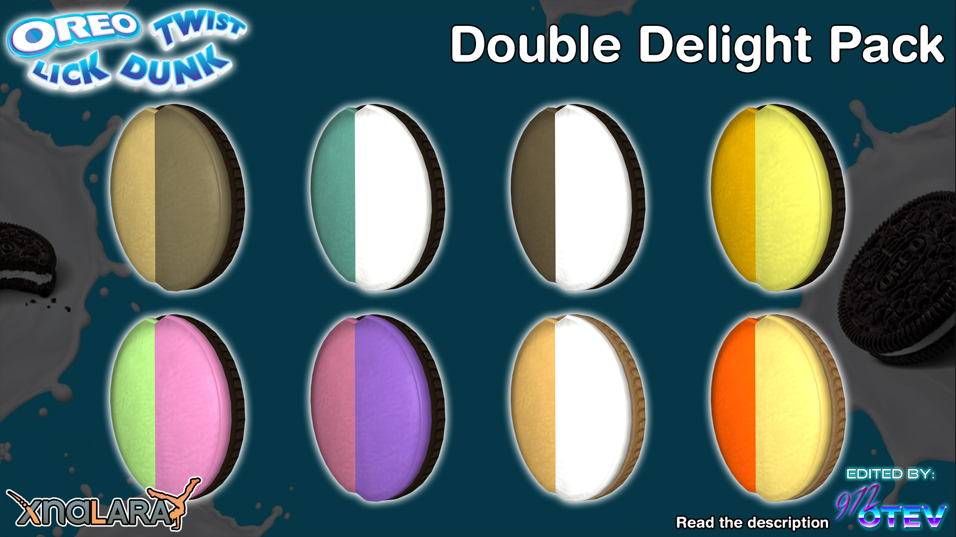 OREO Twist,Lick,Dunk - Double Delight Pack [XPS] by 972oTeV on DeviantArt