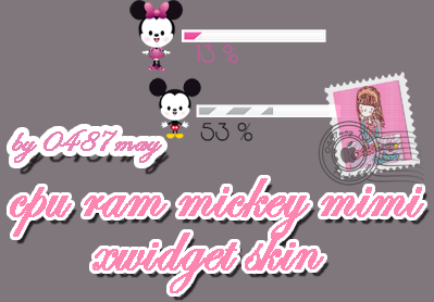 CPU, RAM, mickey, minnie mouse Xwidget by may0487 on DeviantArt