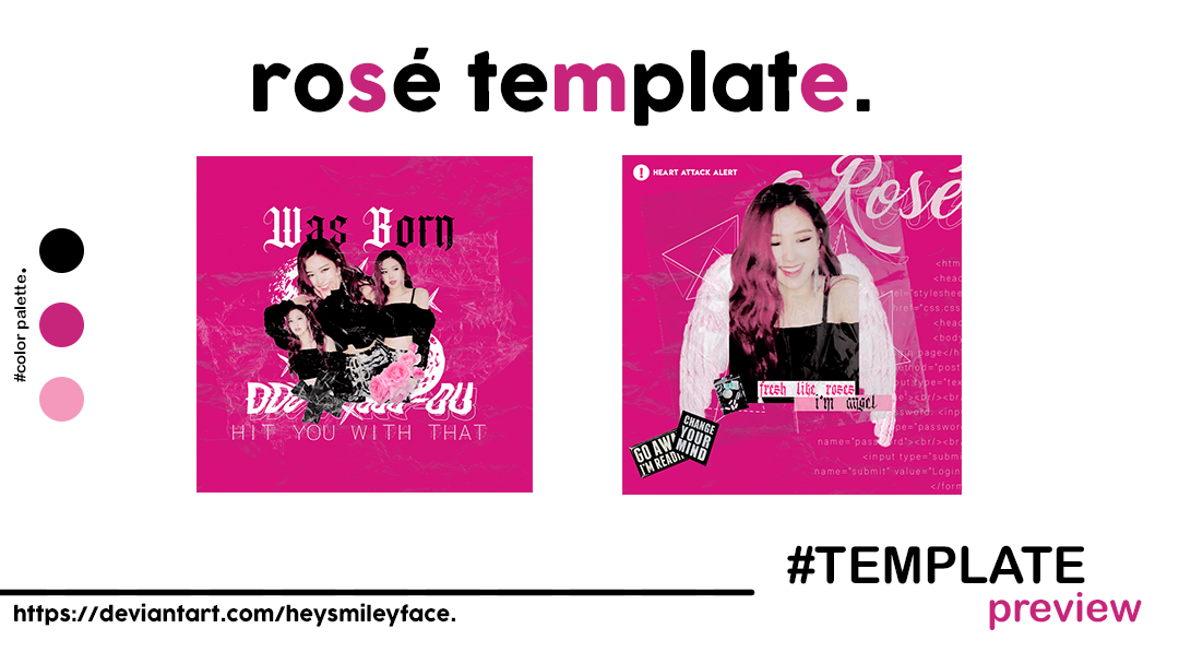 rose template by @heysmileyface by heysmileyface on DeviantArt