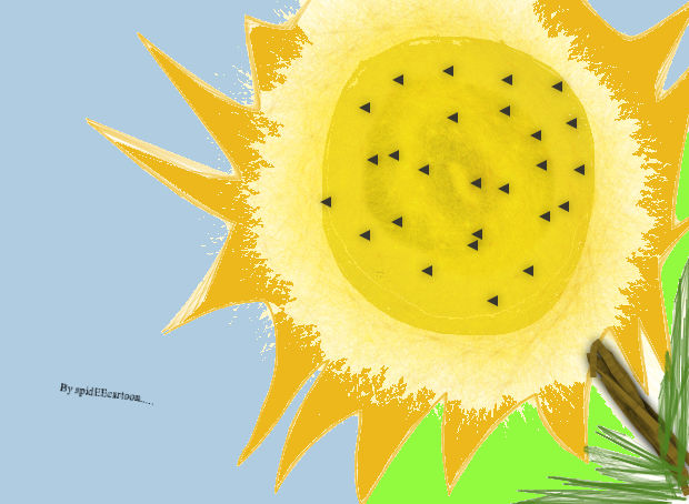 Sunny flower by Spideecartoon on DeviantArt