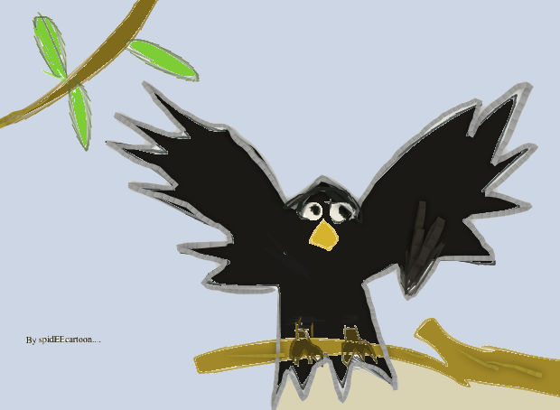 Crow by Spideecartoon on DeviantArt