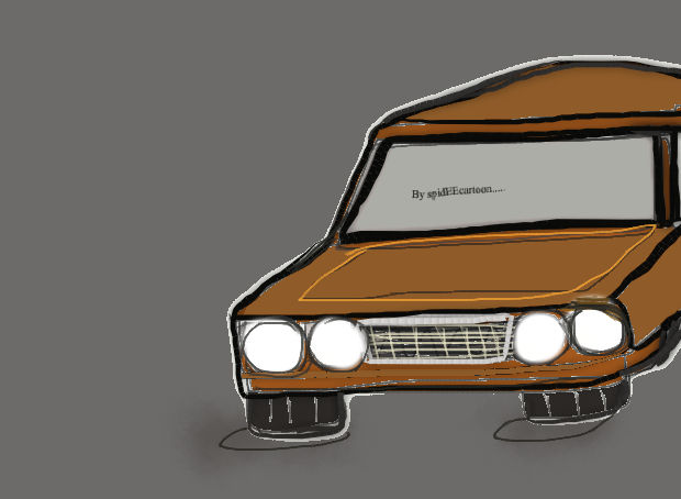 Old car by Spideecartoon on DeviantArt