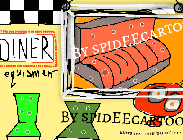 Diner stuff by Spideecartoon on DeviantArt