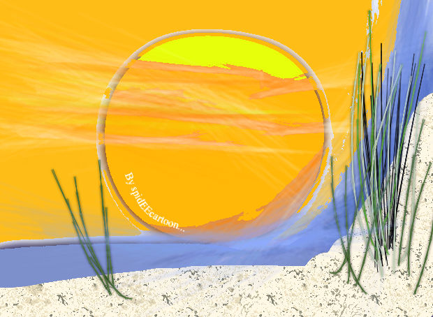 Big sun by Spideecartoon on DeviantArt