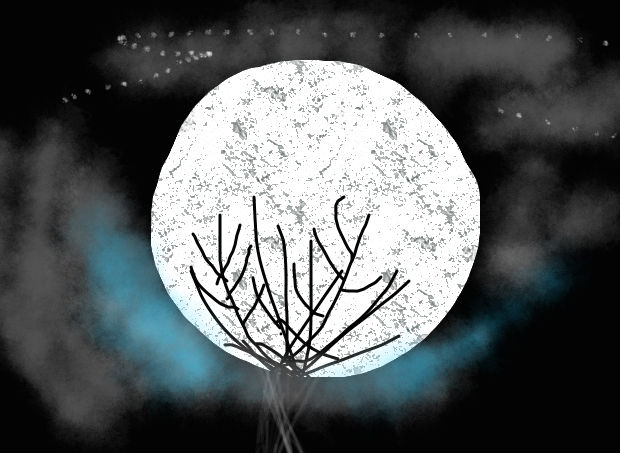 Full moon by Spideecartoon on DeviantArt