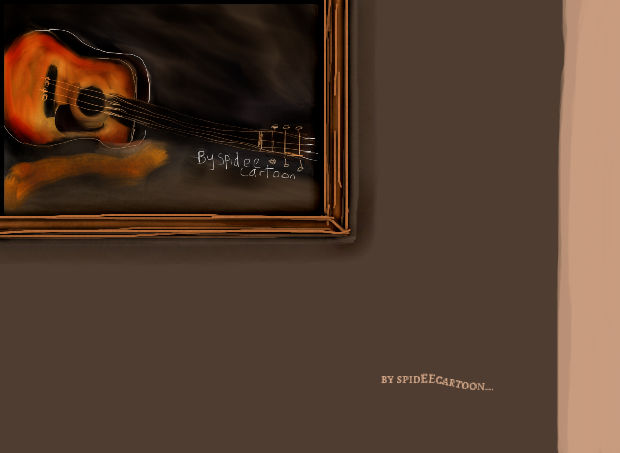Acoustic guitar by Spideecartoon on DeviantArt