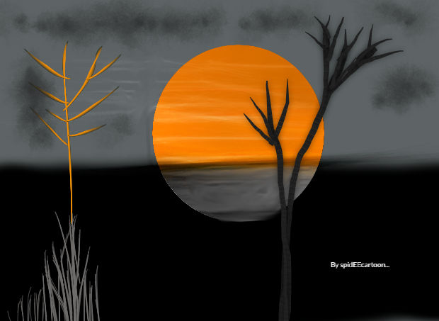 Three quarter sun by Spideecartoon on DeviantArt