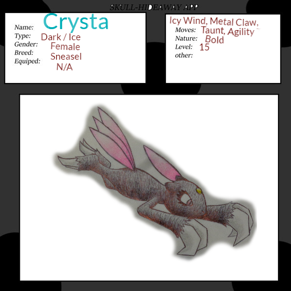 Crysta The Sneasel by Iceshadowsheart on DeviantArt