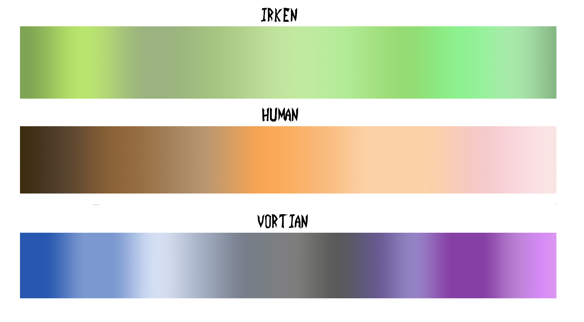 (Useable) Skin Tone Gradients by varletlegion on DeviantArt