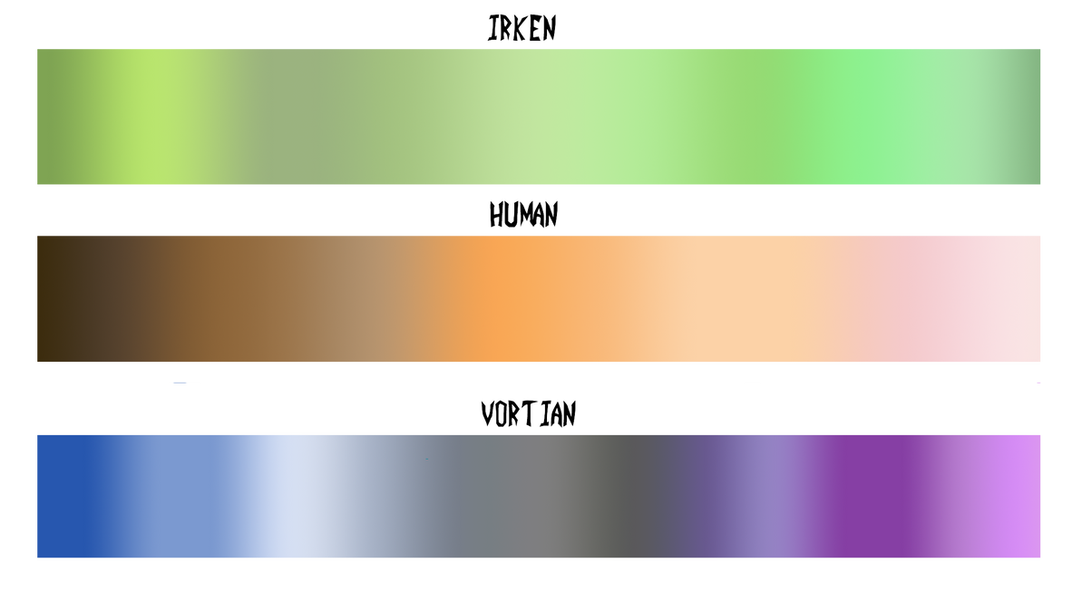 (Useable) Skin Tone Gradients by varletlegion on DeviantArt