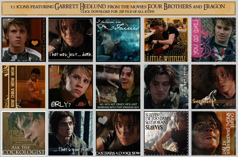 Garret Hedlund Icon Pack 01 by WaywardMuffin on DeviantArt