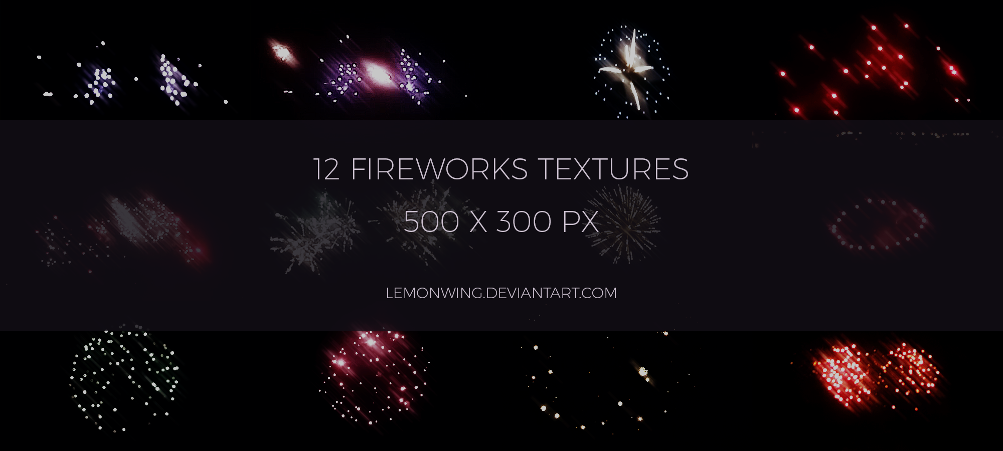 12 Fireworks Textures by Lemonwing on DeviantArt